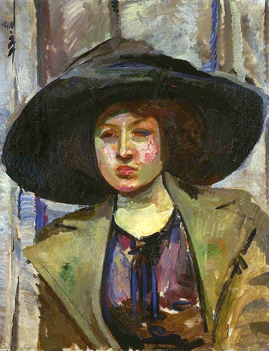 Portrait de Kazimiera Felix. de Gustaw Gwozdecki