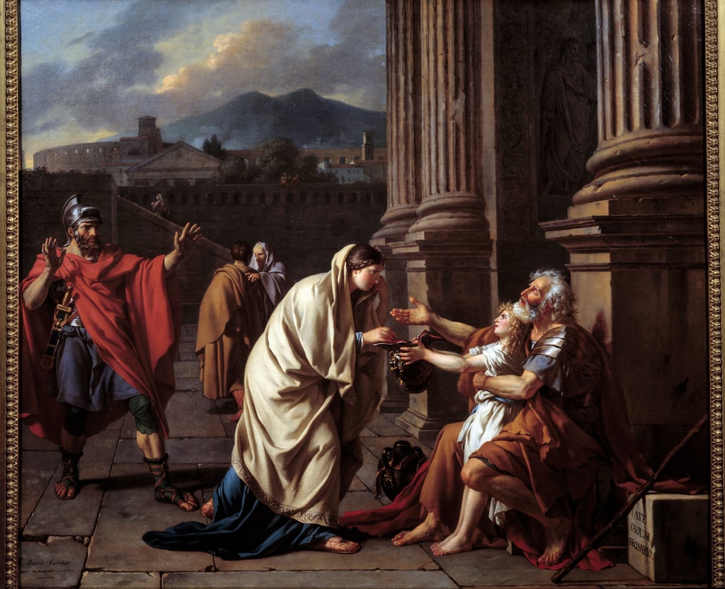 Belisaire (500-565) demandant de l'alumone (Belisarios - Flavius ...