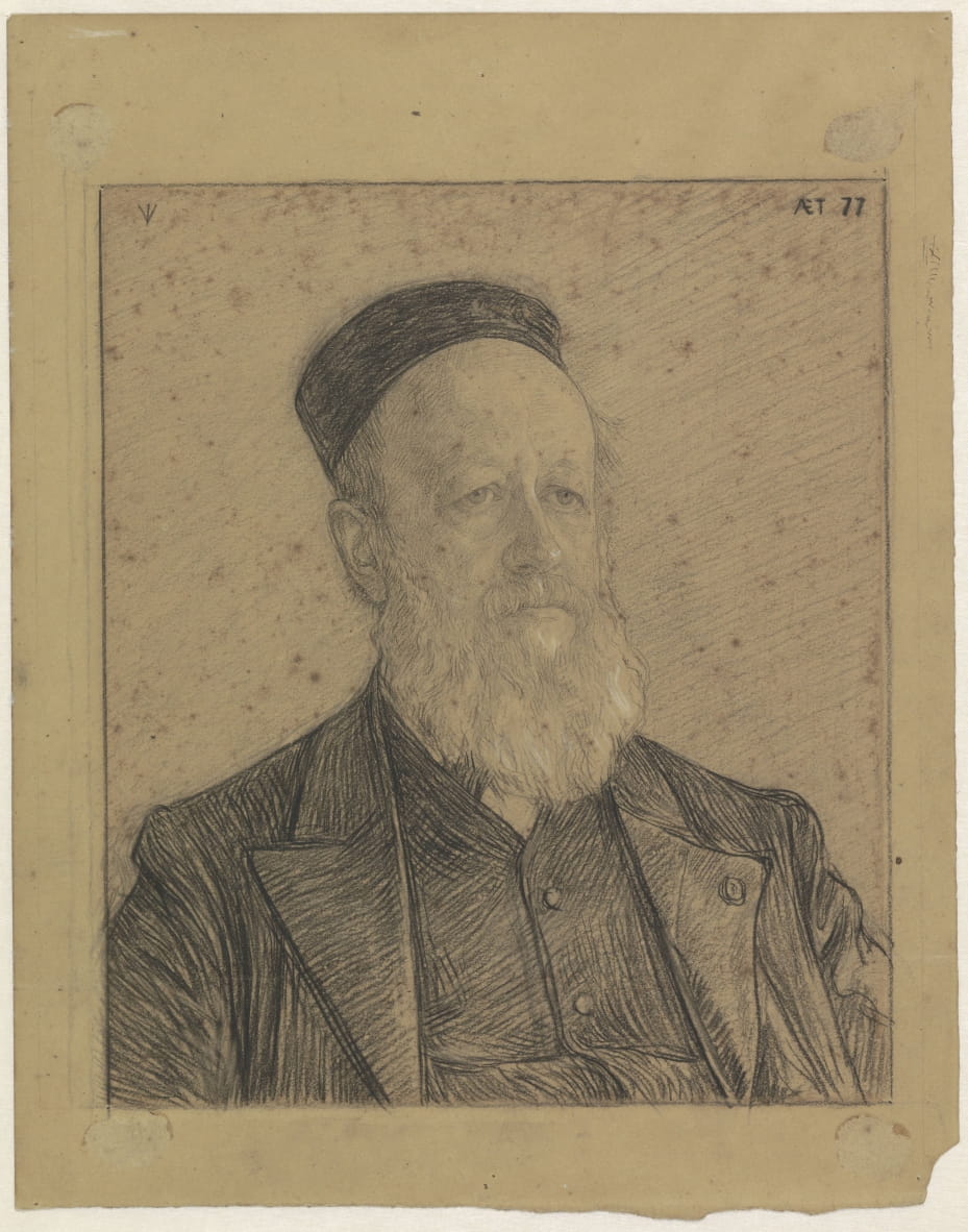 Portrait de Pieter Johannes Veth, 77 ans | Jan Veth