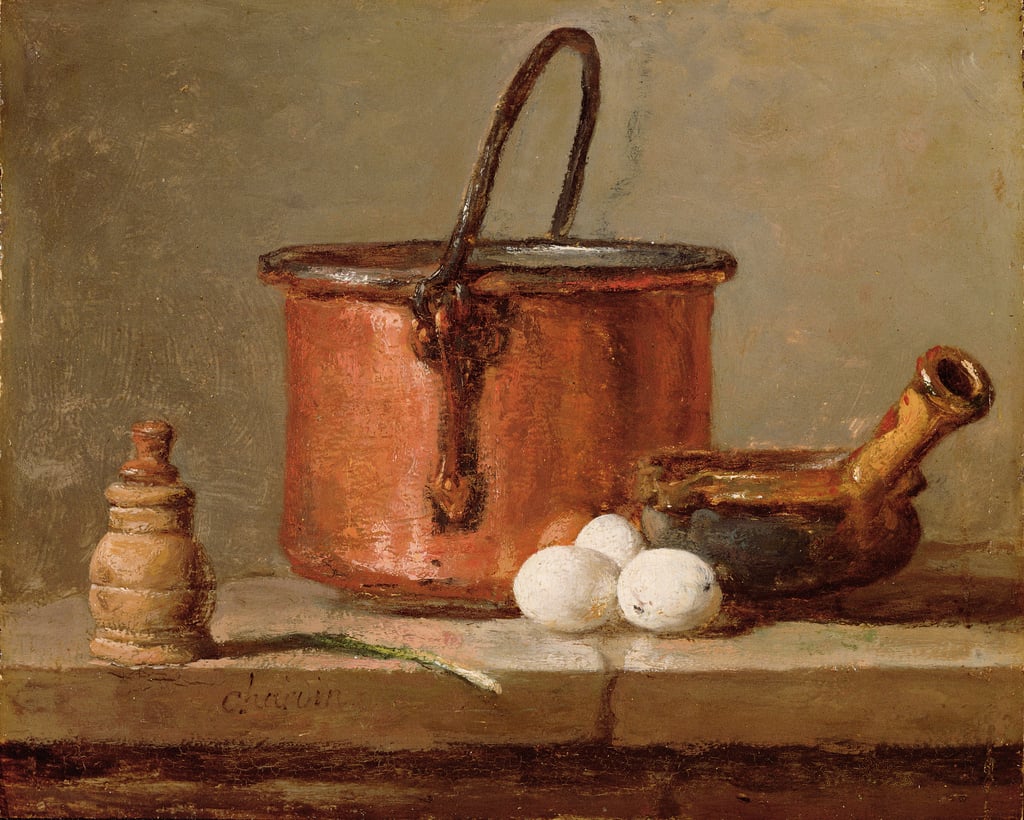Timbre de 2023 Jean Siméon Chardin -"Ustensiles de cuisine, chaudron,
