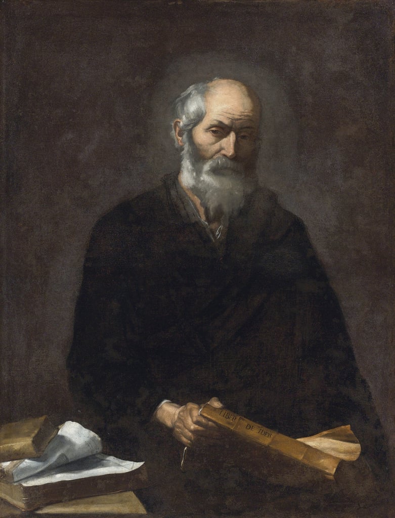 Le philosophe Platon | Jusepe de Ribera | Estampe d'art
