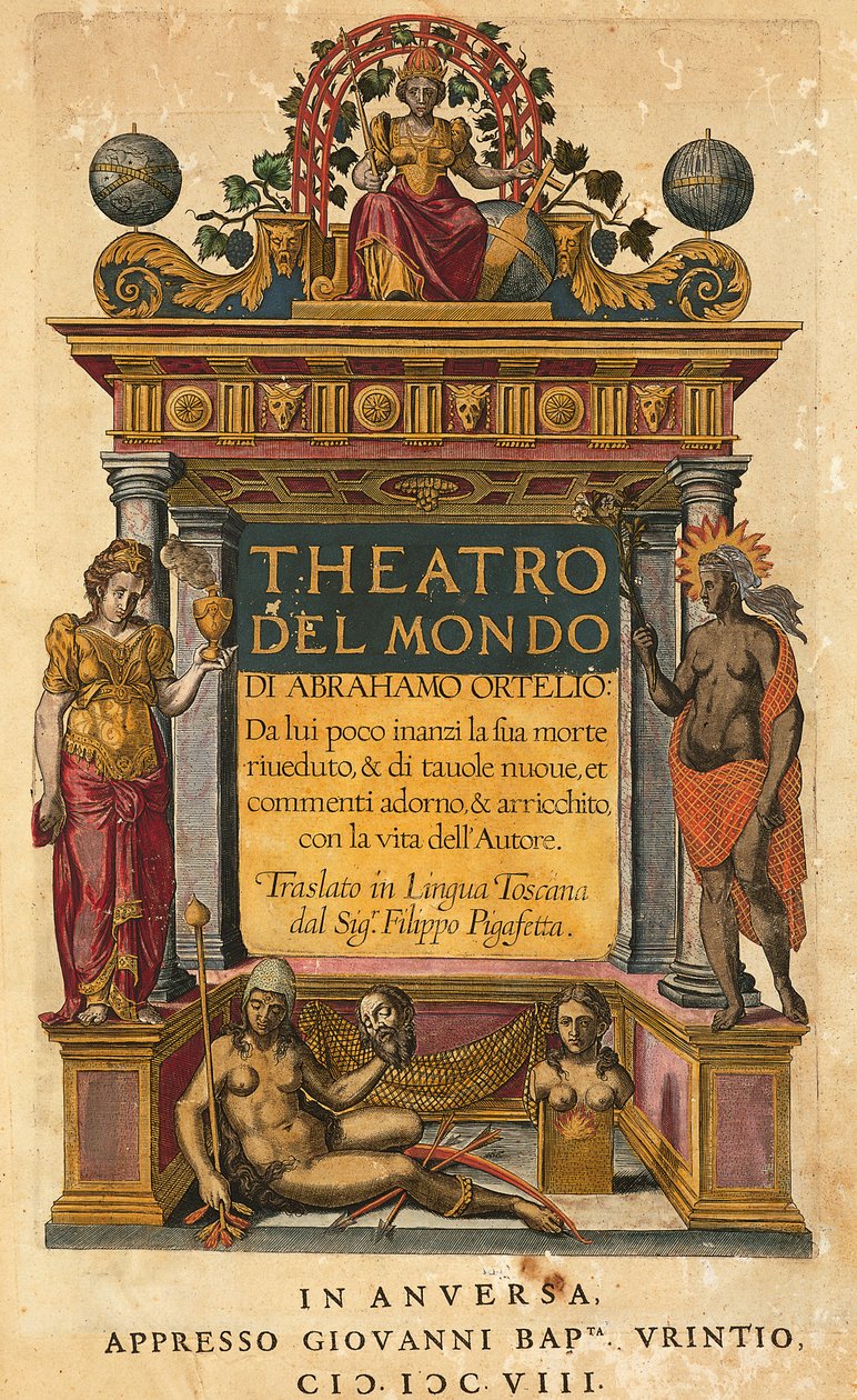 Theatrum orbis terrarum | Abraham Ortelius | Estampe d'art