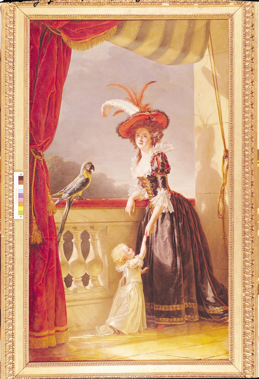 Portrait de Louise-Elisabeth de France (1727-59) duchesse de Parme et ...