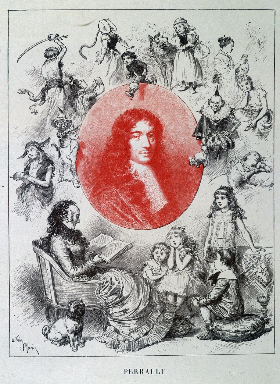 Portrait de Charles Perrault - dans "Les Contes de Fées" de Charles ...