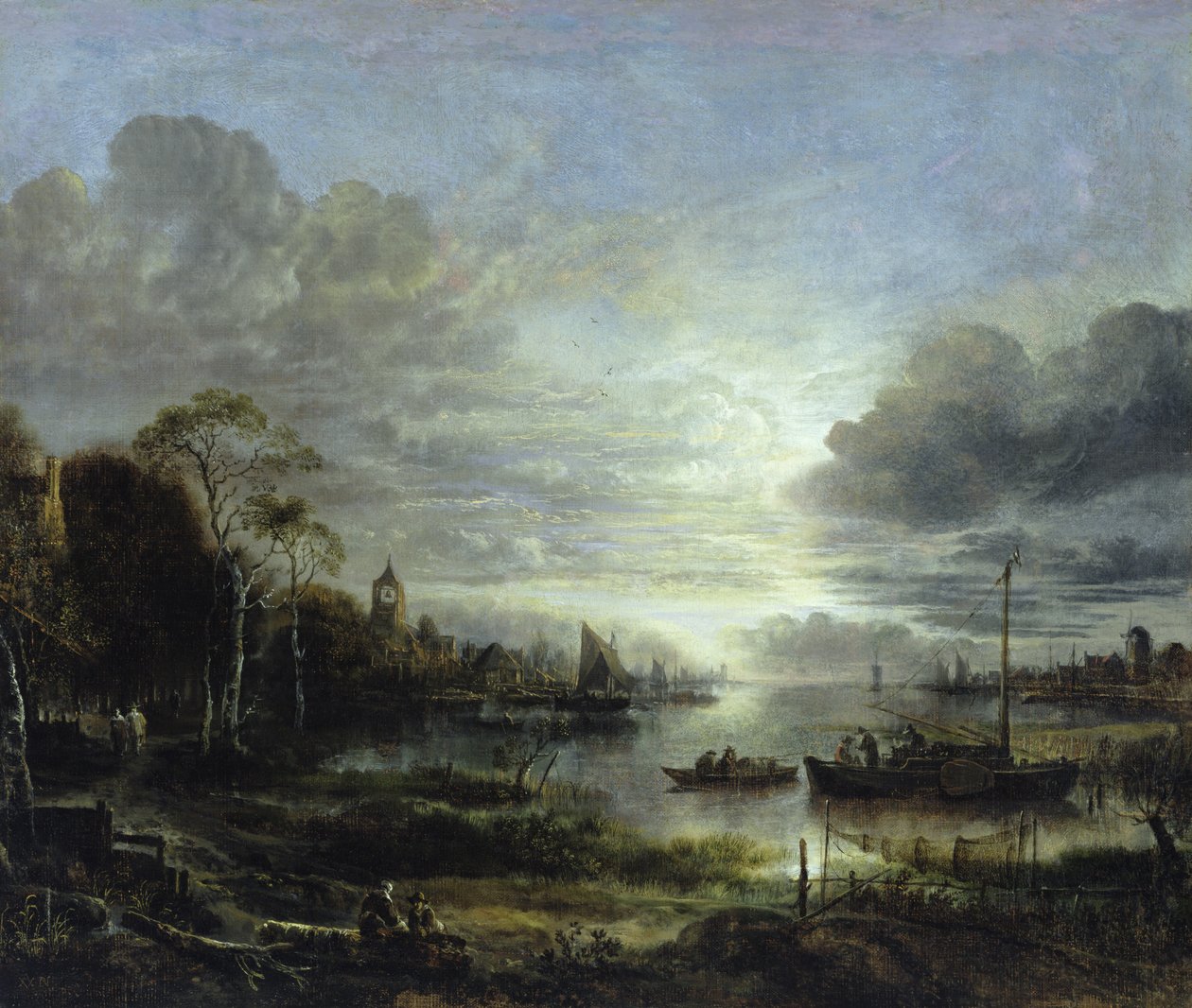 Paysage au clair de lune | Aert van der Neer | Estampe d'art