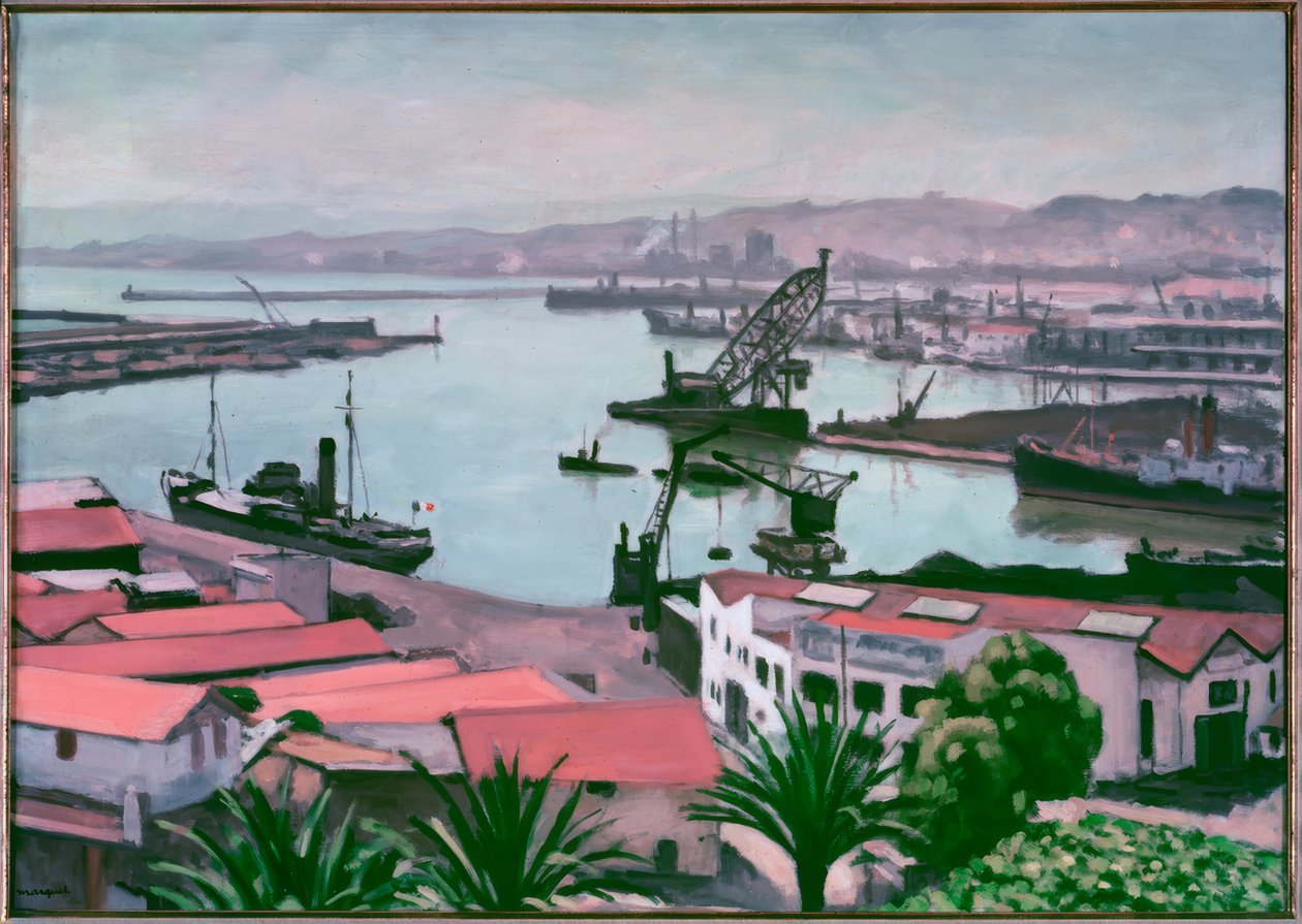 Alger, les toits rouges | Albert Marquet | Estampe d'art