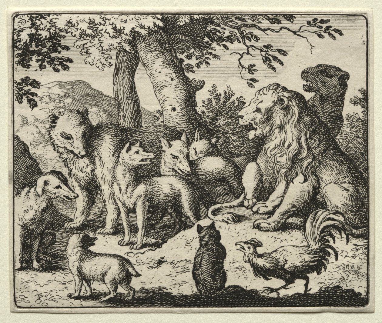 Reynard le Renard : Reynard s'exonère | Estampe d'art