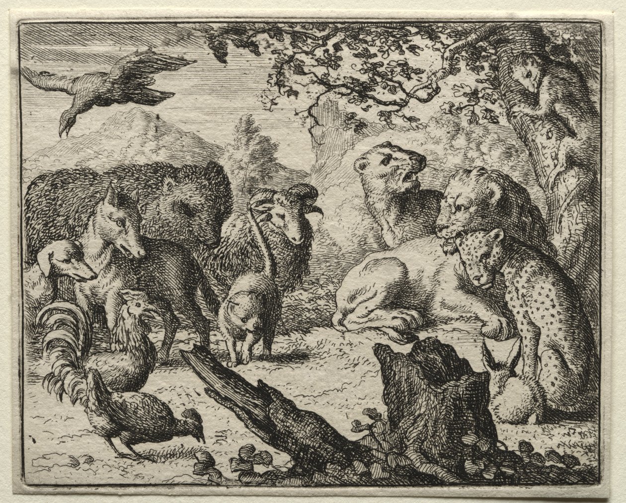 Renart le goupil : La cour du lion | Allart van Everdingen
