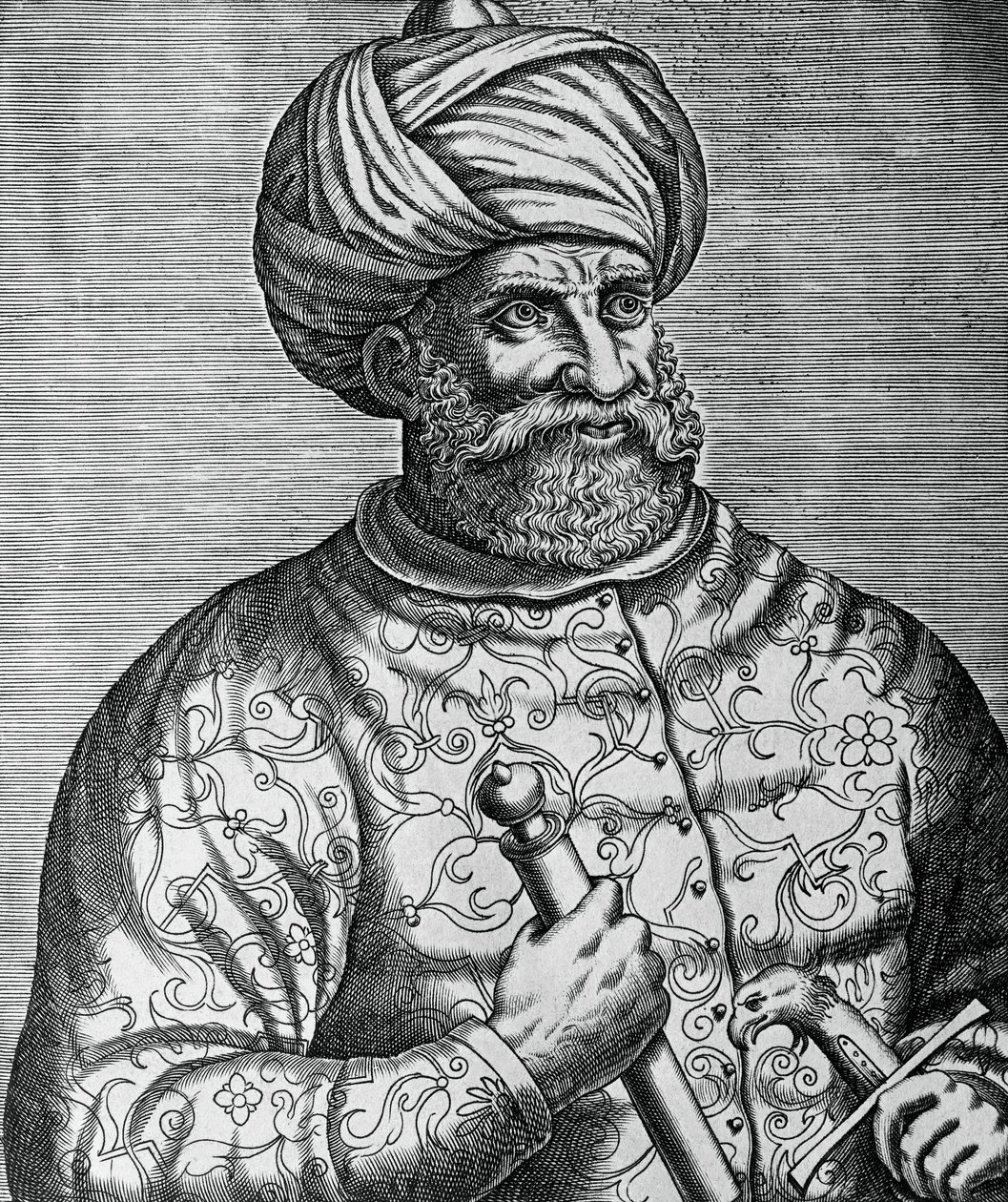 Portrait de Khayr al-Din, connu sous le nom de Barberousse (1465-1546 ...