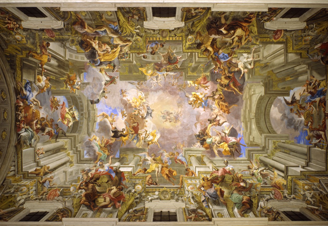 Entrée de Saint Ignace au Paradis | Andrea Pozzo