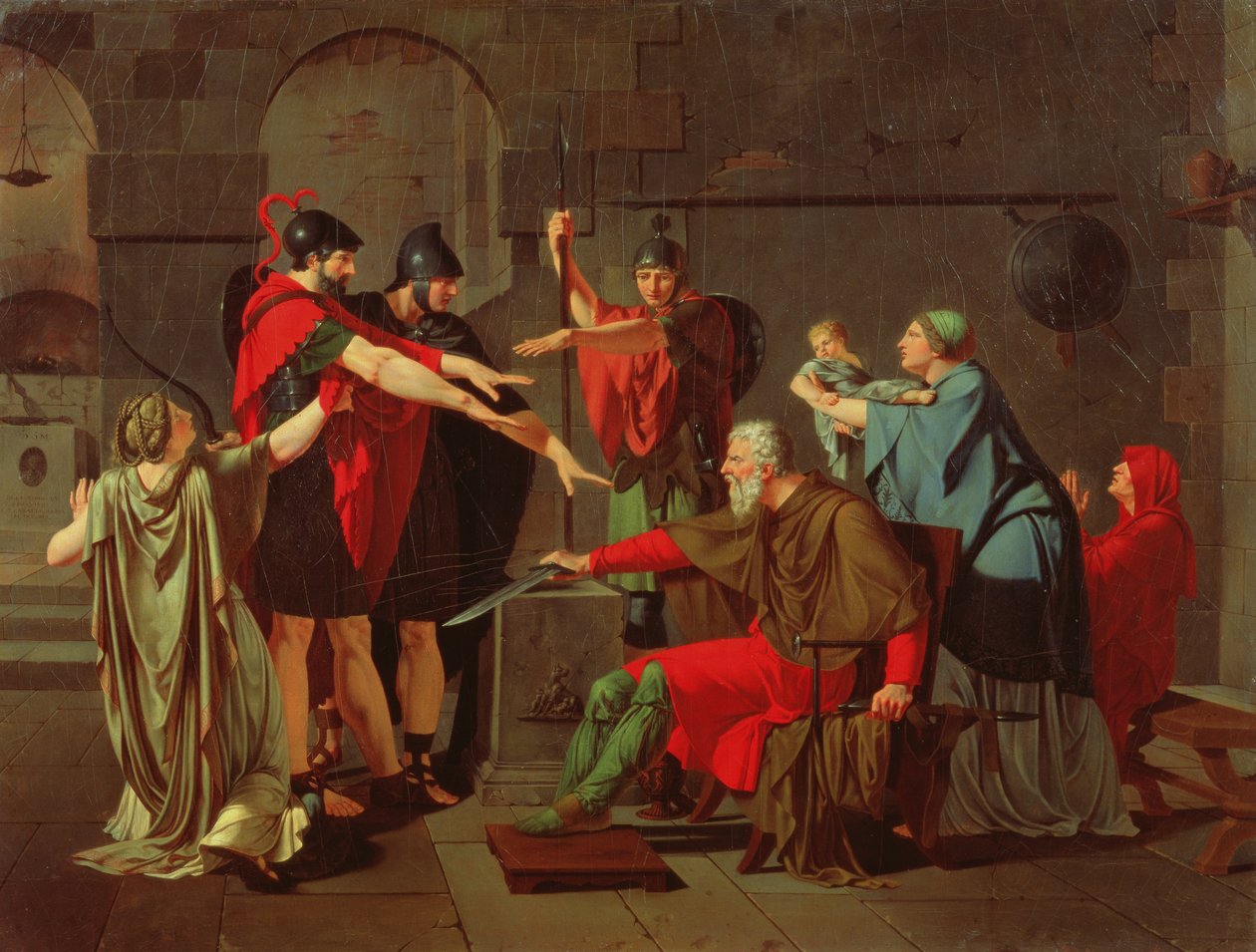 Le Serment des Horaces, 1791 | Armand Charles Caraffe