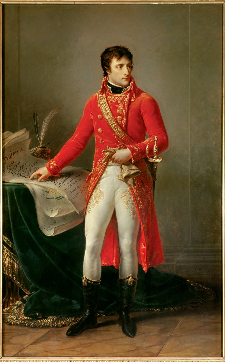 Portrait en pied de Napoléon Bonaparte en Premier Consul (1769-1821)