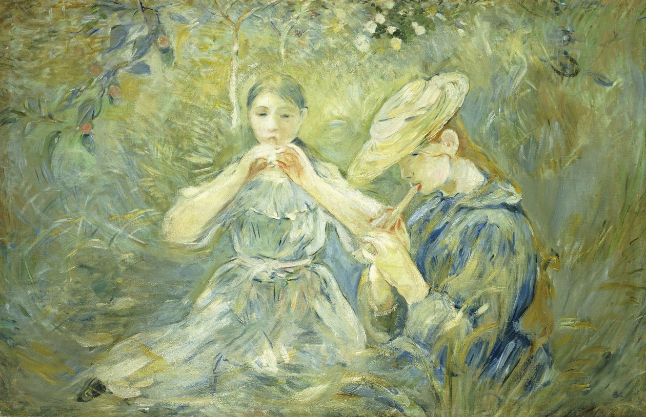 Le Flageolet, 1890 | Berthe Morisot | Estampe d'art