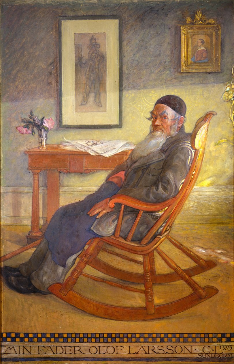 Portrait du père de l'artiste | Carl Larsson