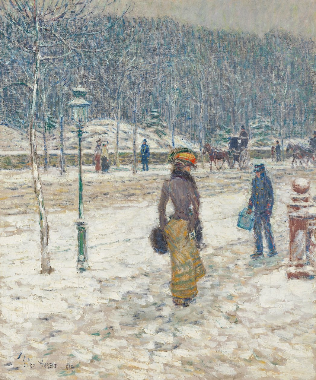 Rue de New York | Childe Frederick Hassam | Estampe d'art