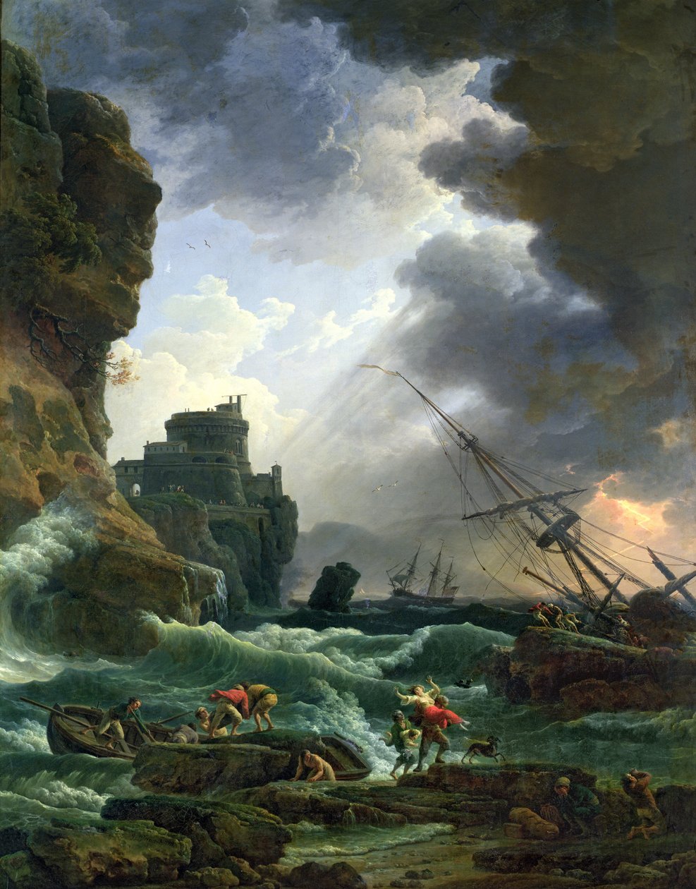 La Tempête, 1777 | Claude Joseph Vernet | Estampe d'art