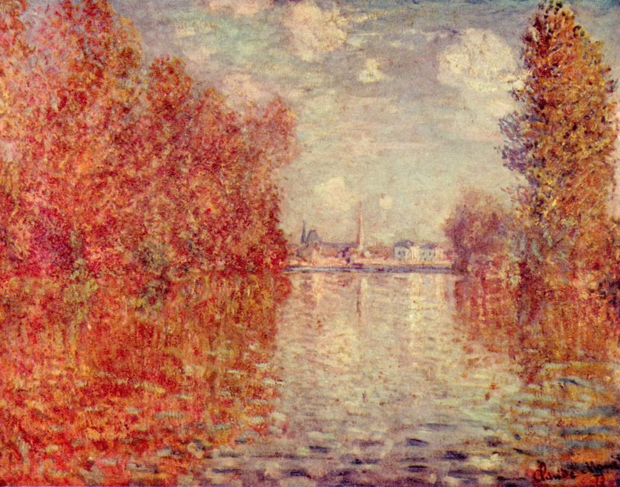 Effet d'automne à Argenteuil | Claude Monet
