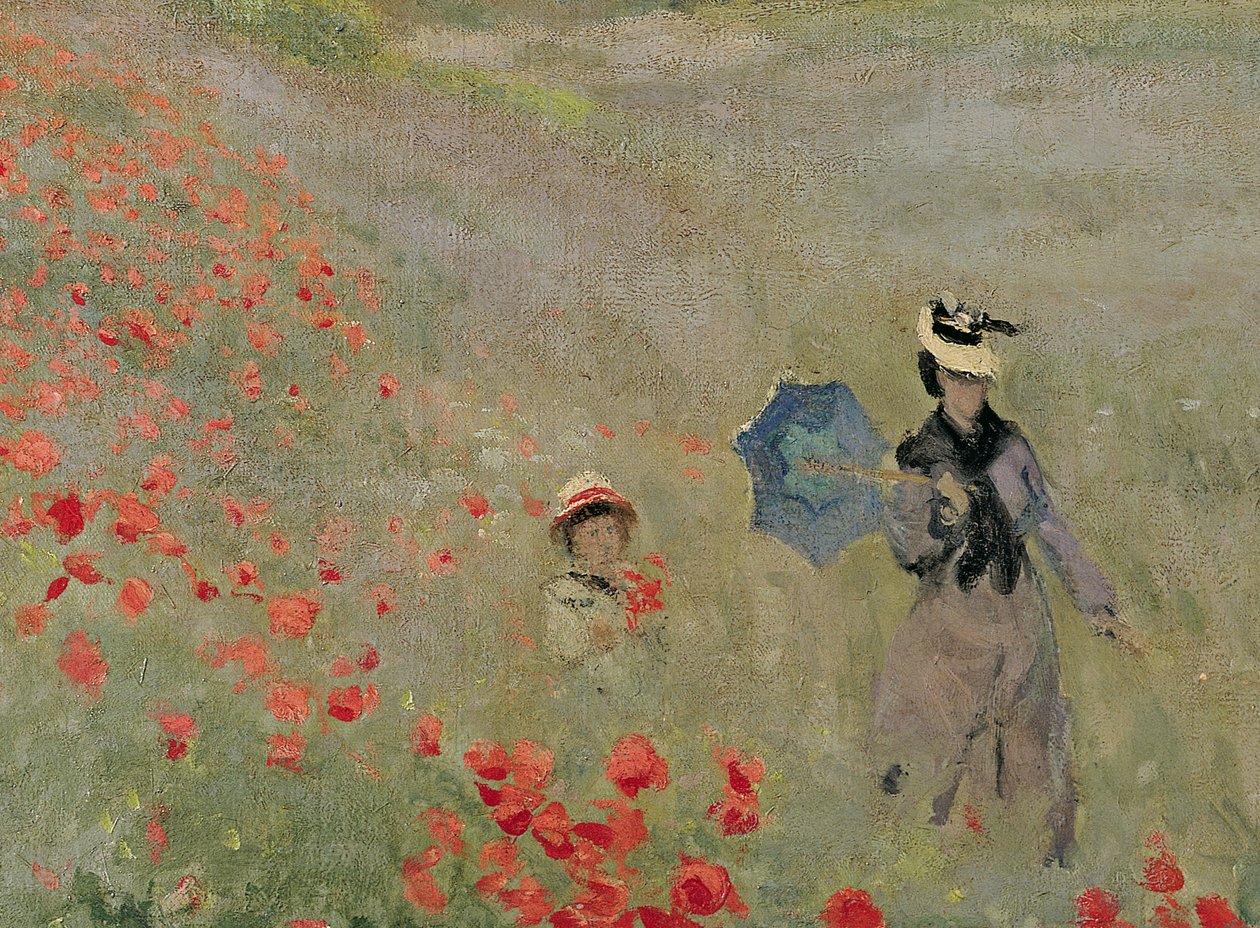 Coquelicots sauvages, près d'Argenteuil (détail)