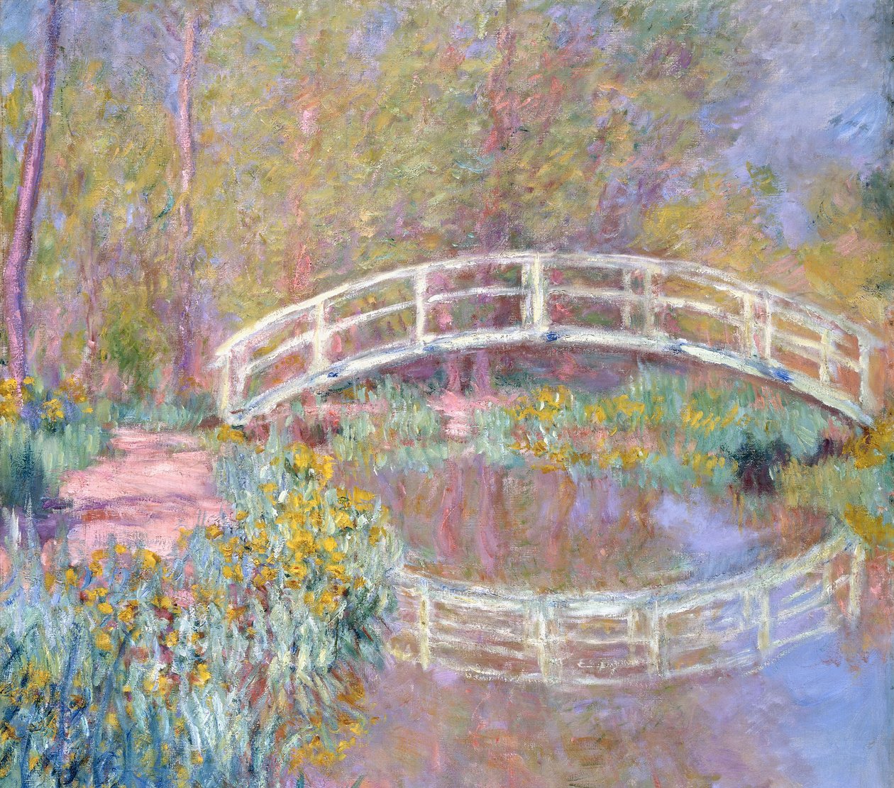 Pont dans le jardin de Monet, 1895-96 | Claude Monet