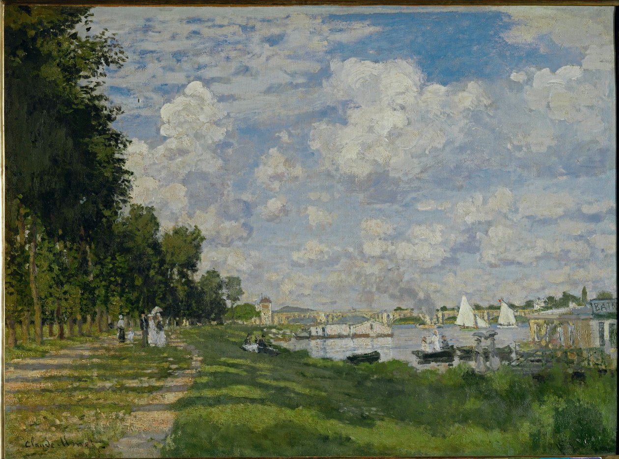 Le bassin d'Argenteuil (oil on canvas) | Claude Monet