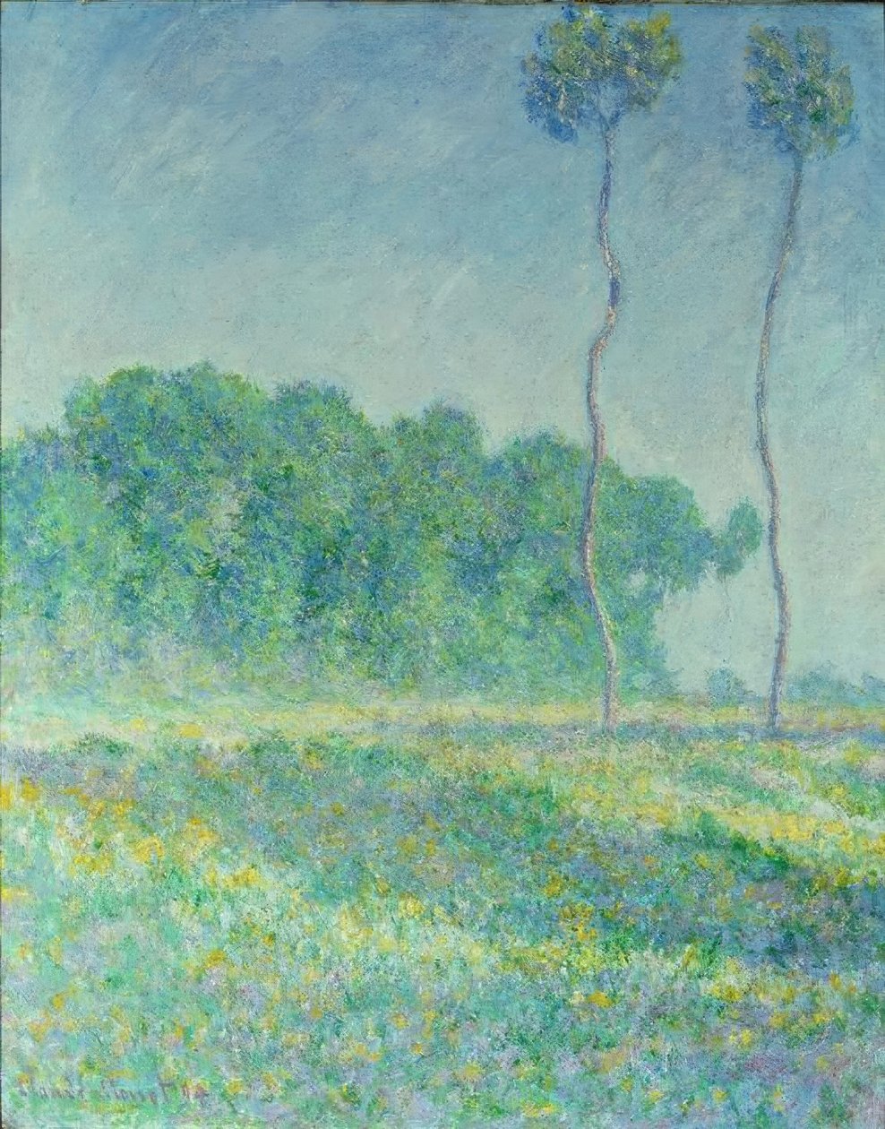 Paysage de printemps | Claude Monet | Estampe d'art