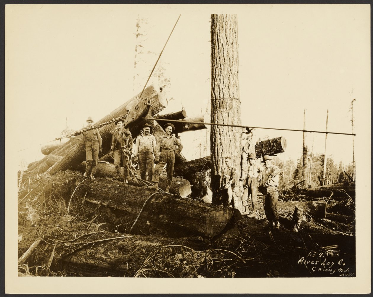 [Loggers] | Darius Kinsey | Estampe d'art