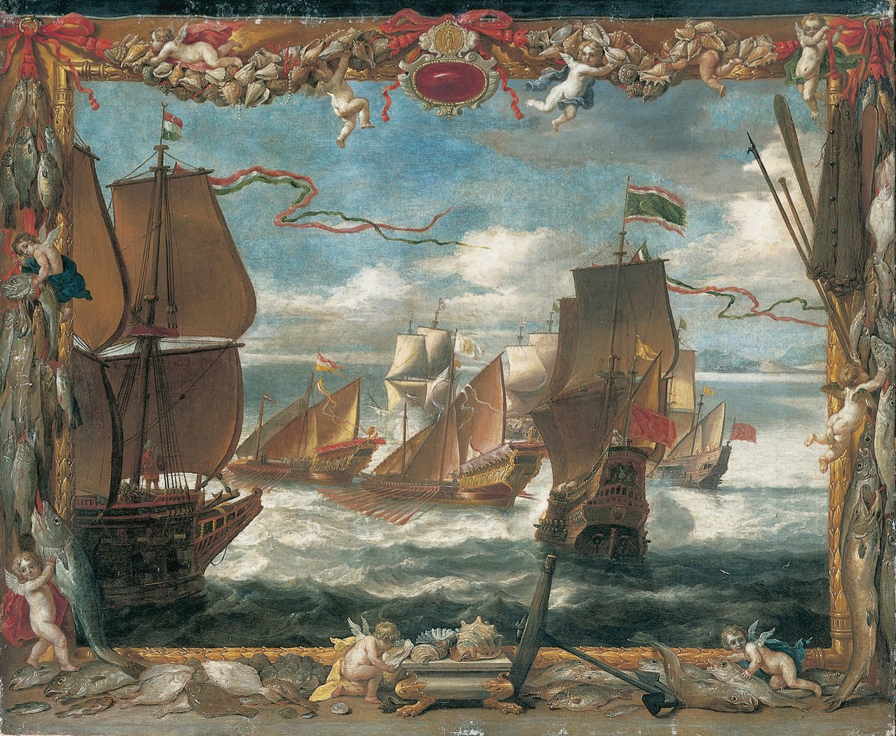 La Rencontre avec la flotte turque | Estampe d'art