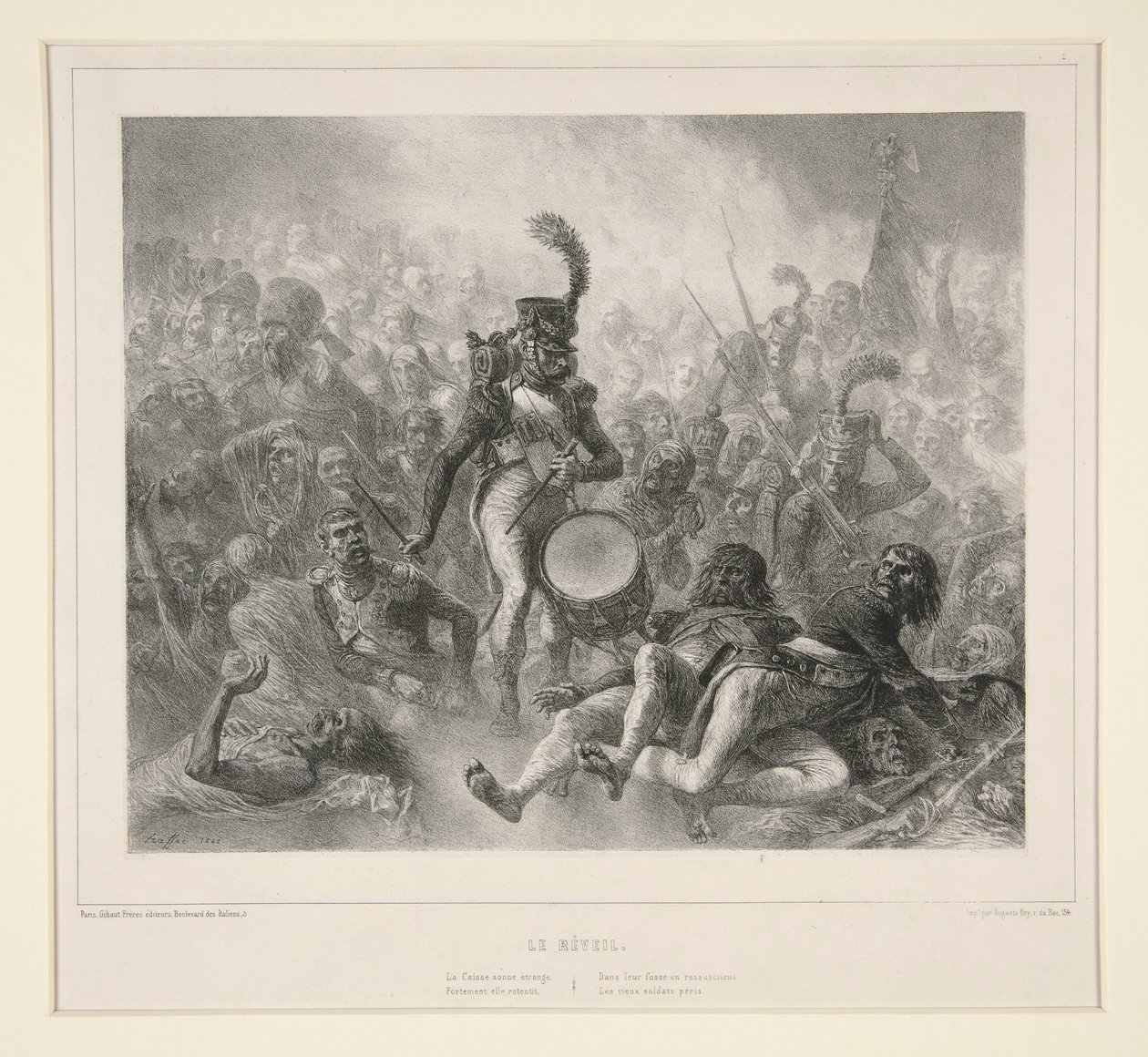 Le Réveil | Denis-Auguste-Marie Raffet | Estampe d'art