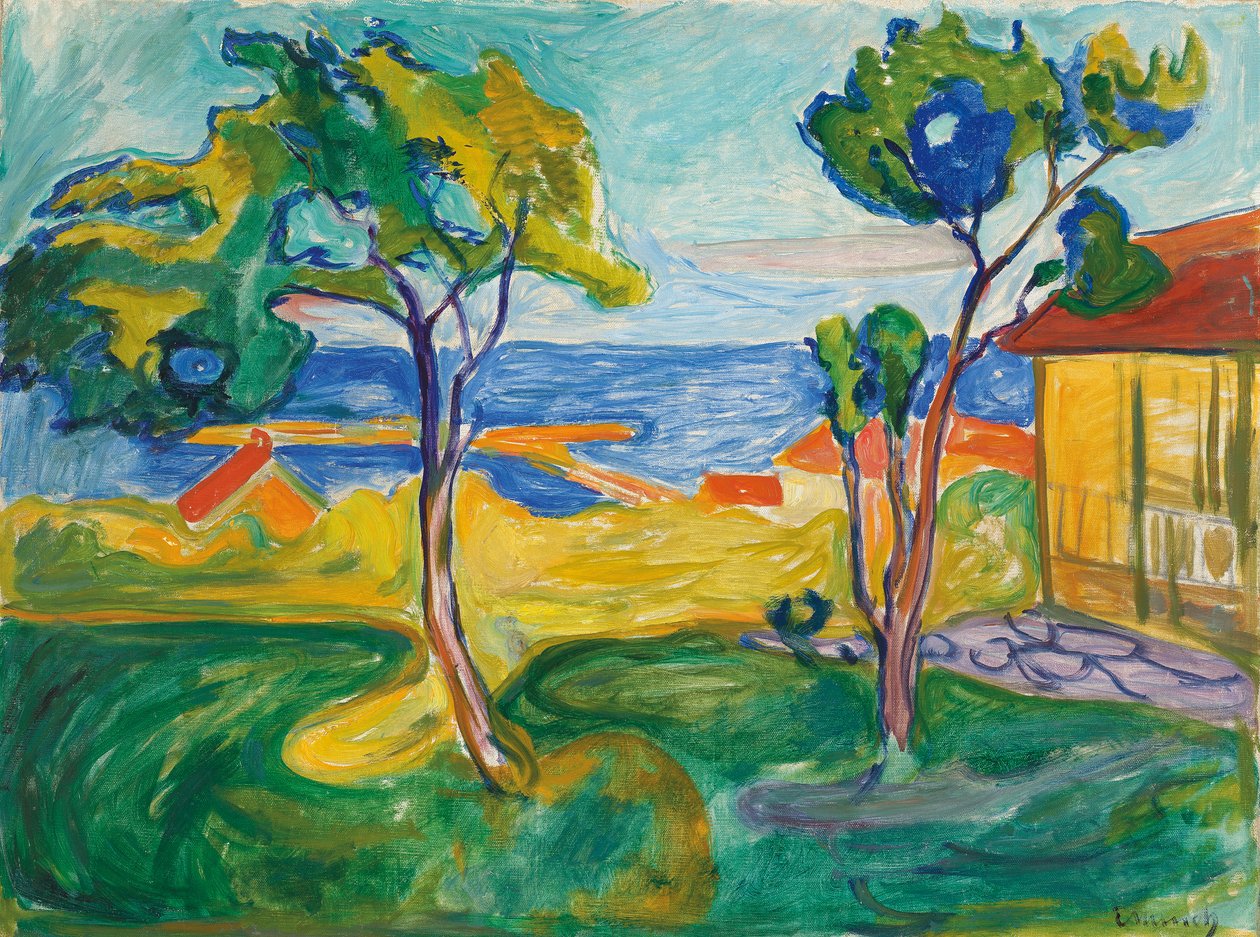 Le Jardin à Asgardstrand | Edvard Munch | Estampe d'art