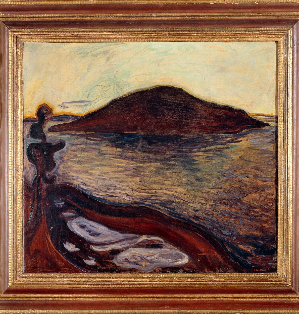 L'île (huile sur toile) | Edvard Munch | Estampe d'art