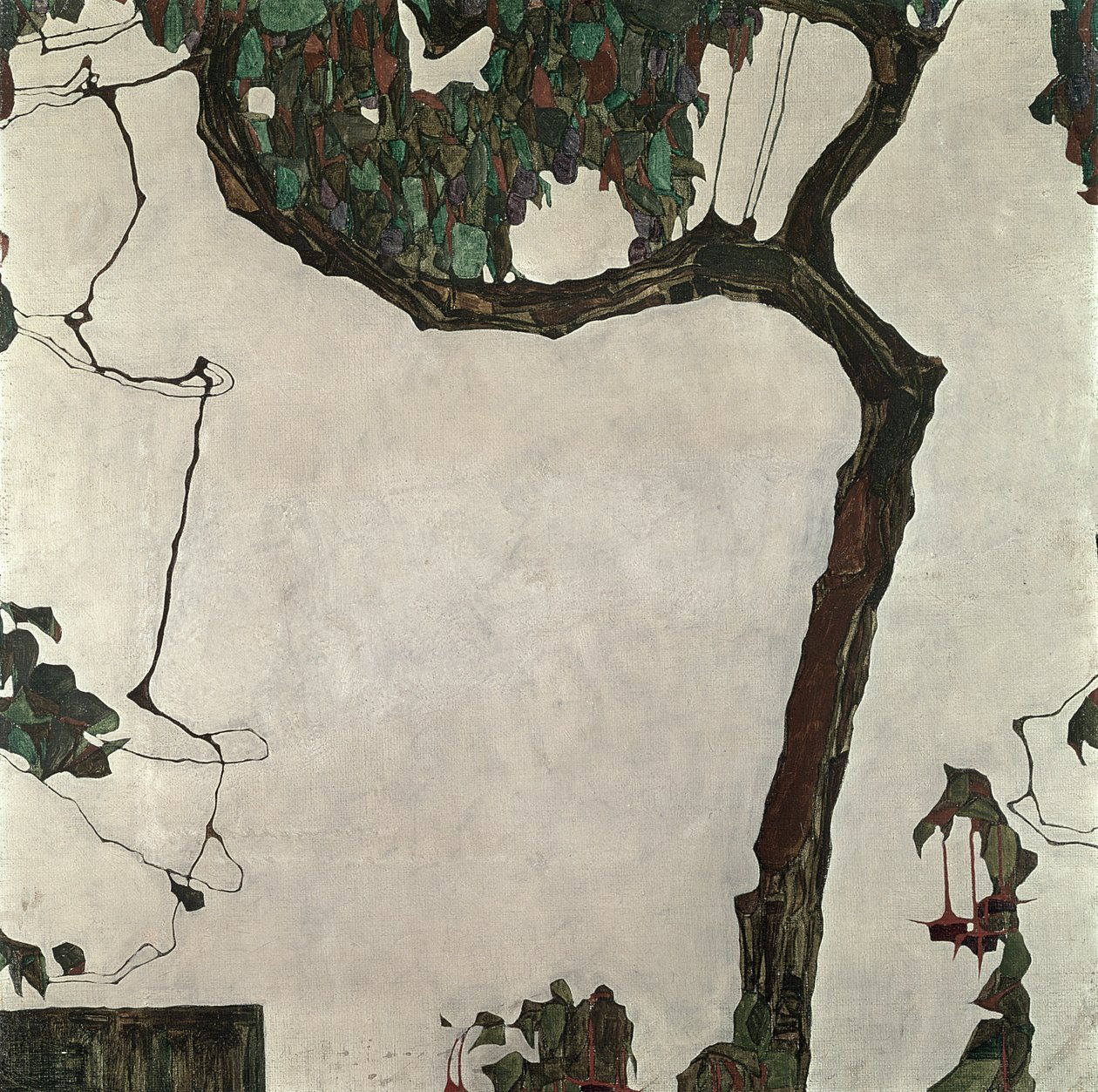 Arbre d'automne, 1909 | Egon Schiele | Estampe d'art