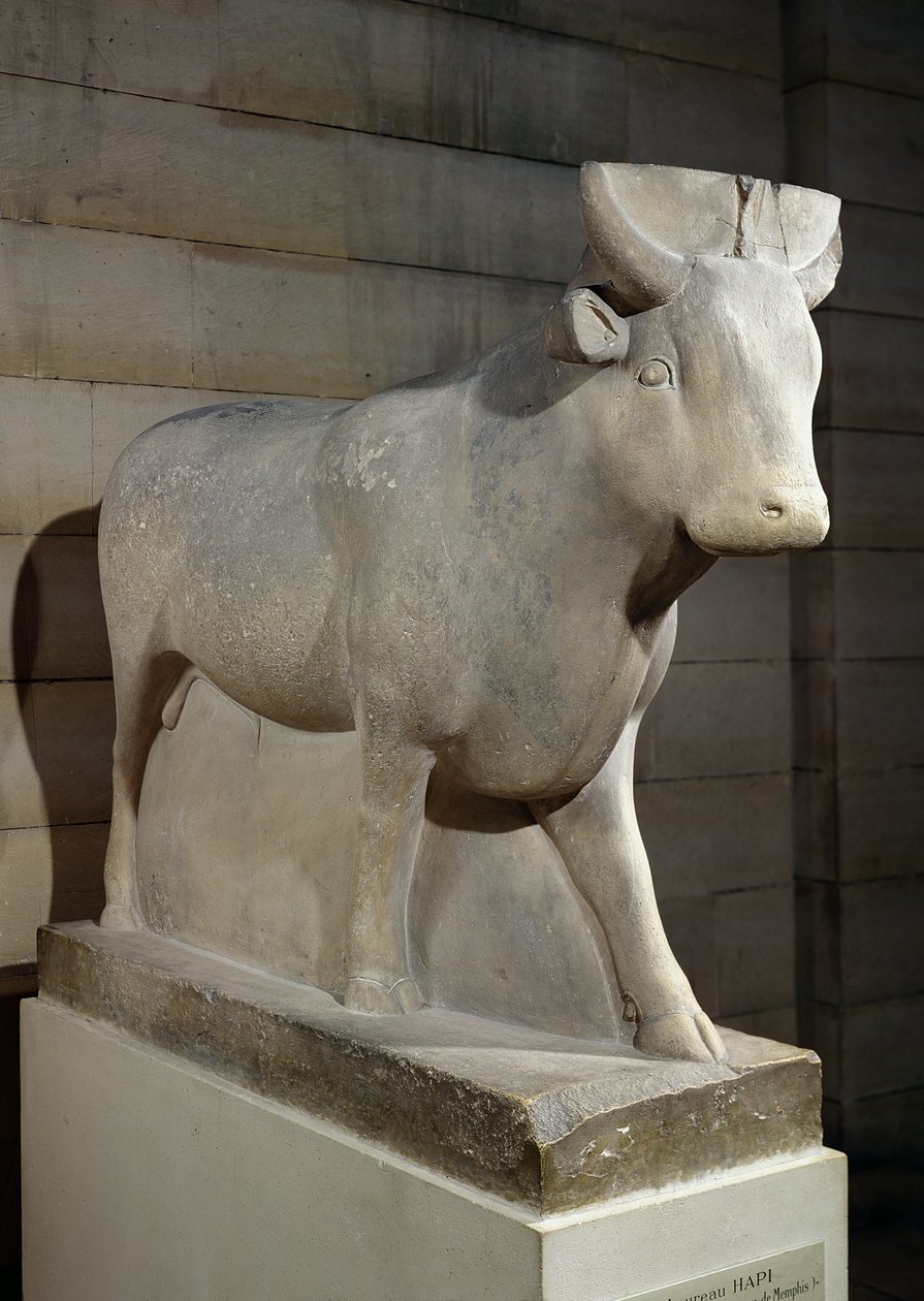Le Taureau Apis, du Sérapéum, Memphis (calcaire)