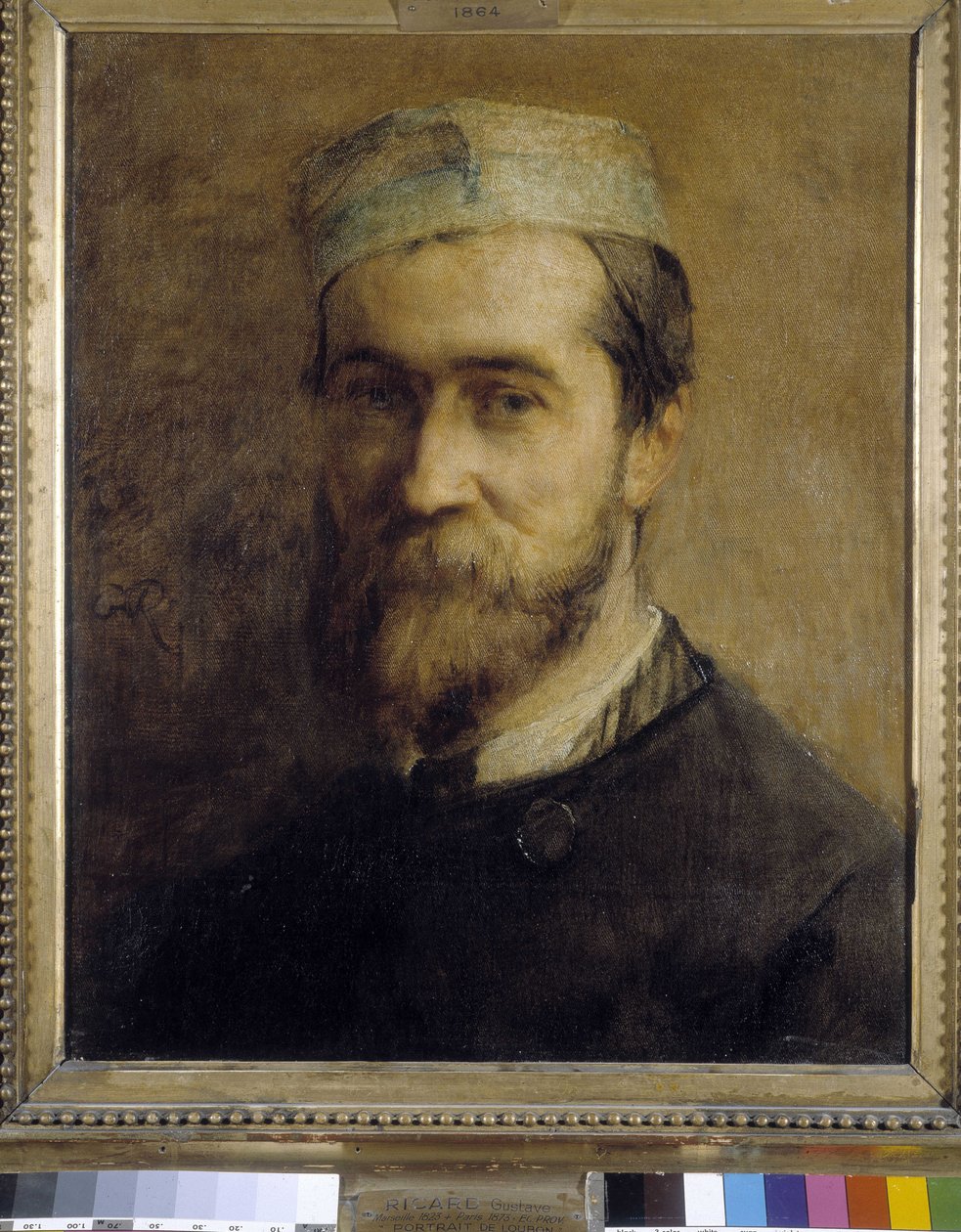 Portrait du peintre Émile Loubon (1809-1863) par Gustave Ricard (1823-1873)