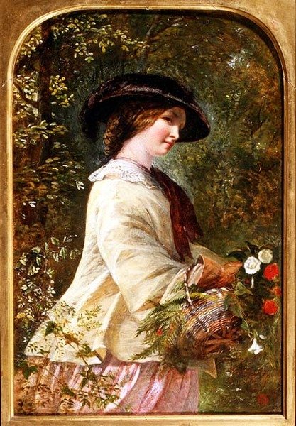 Le Vendeur de fleurs | Emily Mary Osborn | Estampe d'art