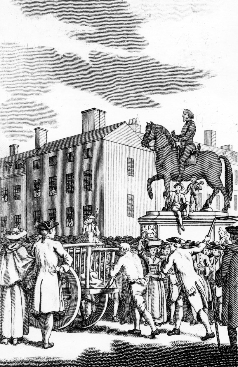 William Stroud, 'Un homme fouetté à la queue du chariot pour petit ...