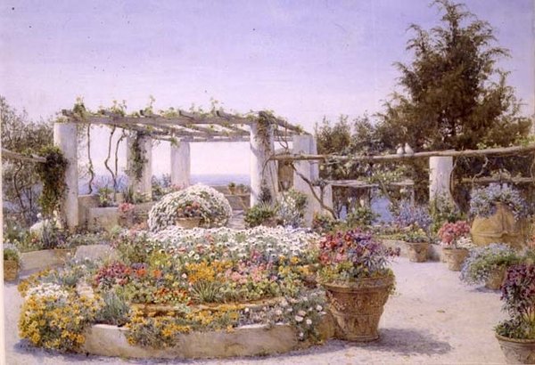 La Pergola, Villa Inercia, Capri | Ernest Arthur Rowe