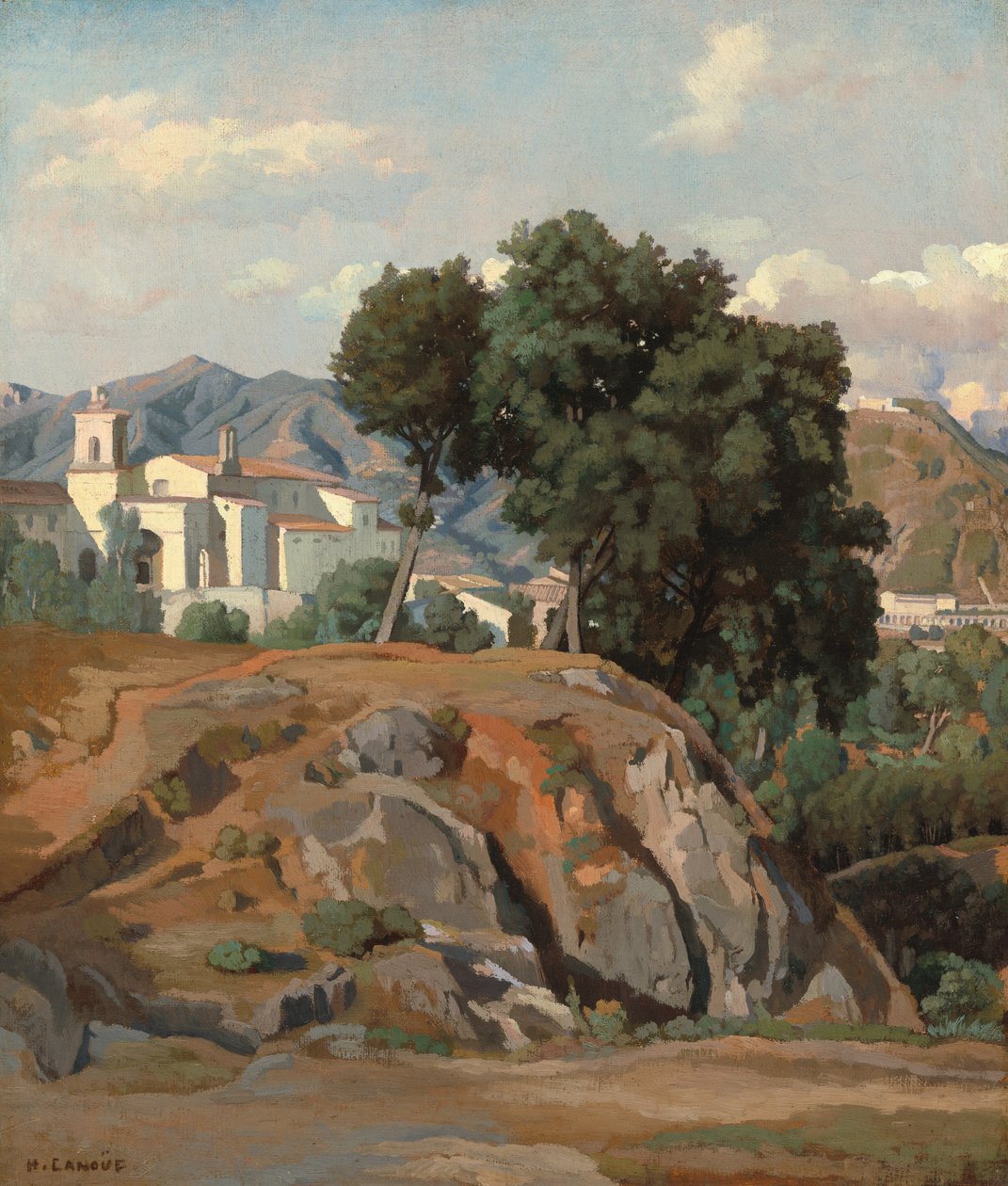 Vue de La Cava | Felix Hippolyte Lanoue | Estampe d'art