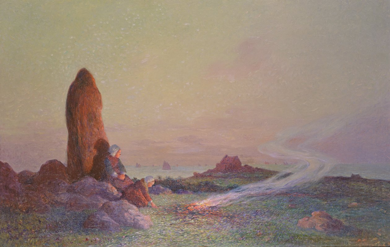 Le Menhir | Fernand Loyen du Puigaudeau | Estampe d'art