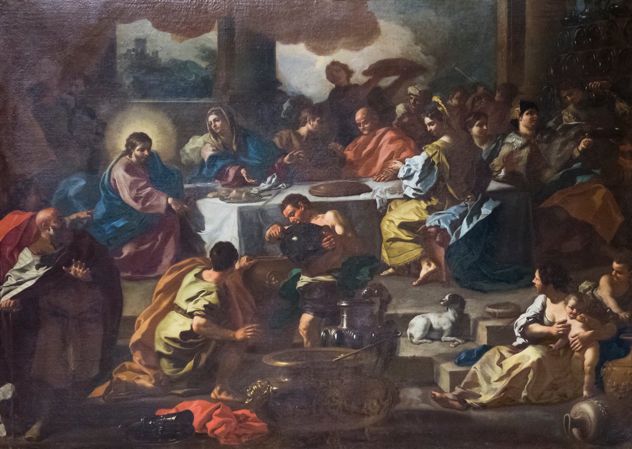 Les noces de Cana | Francesco Solimena | Estampe d'art