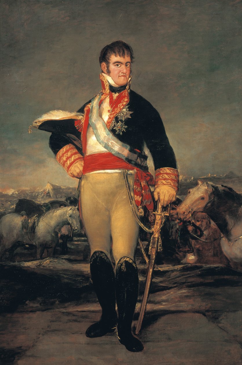 Portrait de Ferdinand VII | Estampe d'art