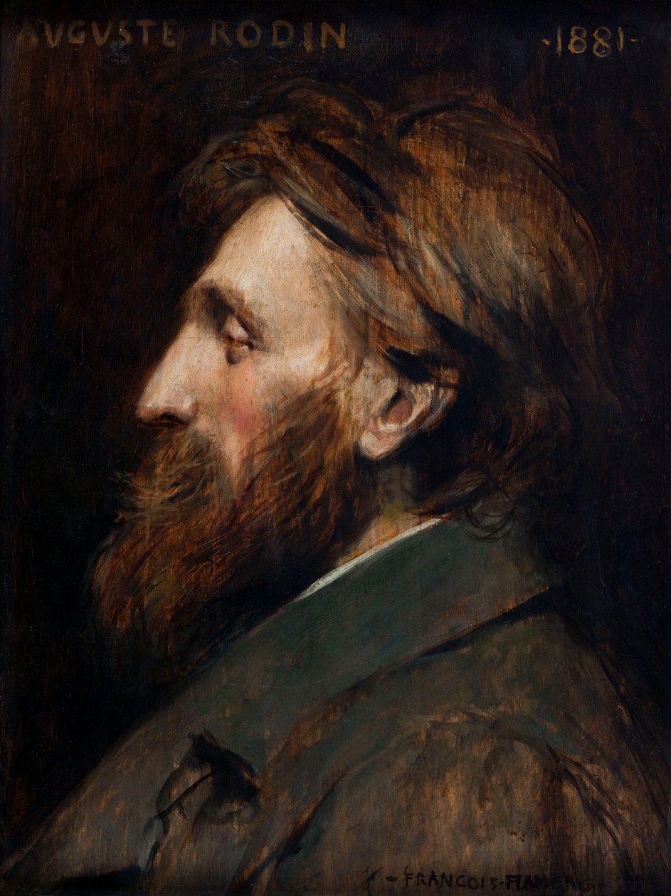 Portrait d'Auguste Rodin 1840-1917, 1881 | Estampe d'art