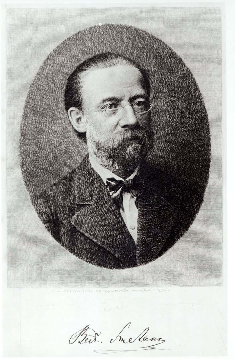 Portrait de Bedrich Smetana | French School | Estampe d'art