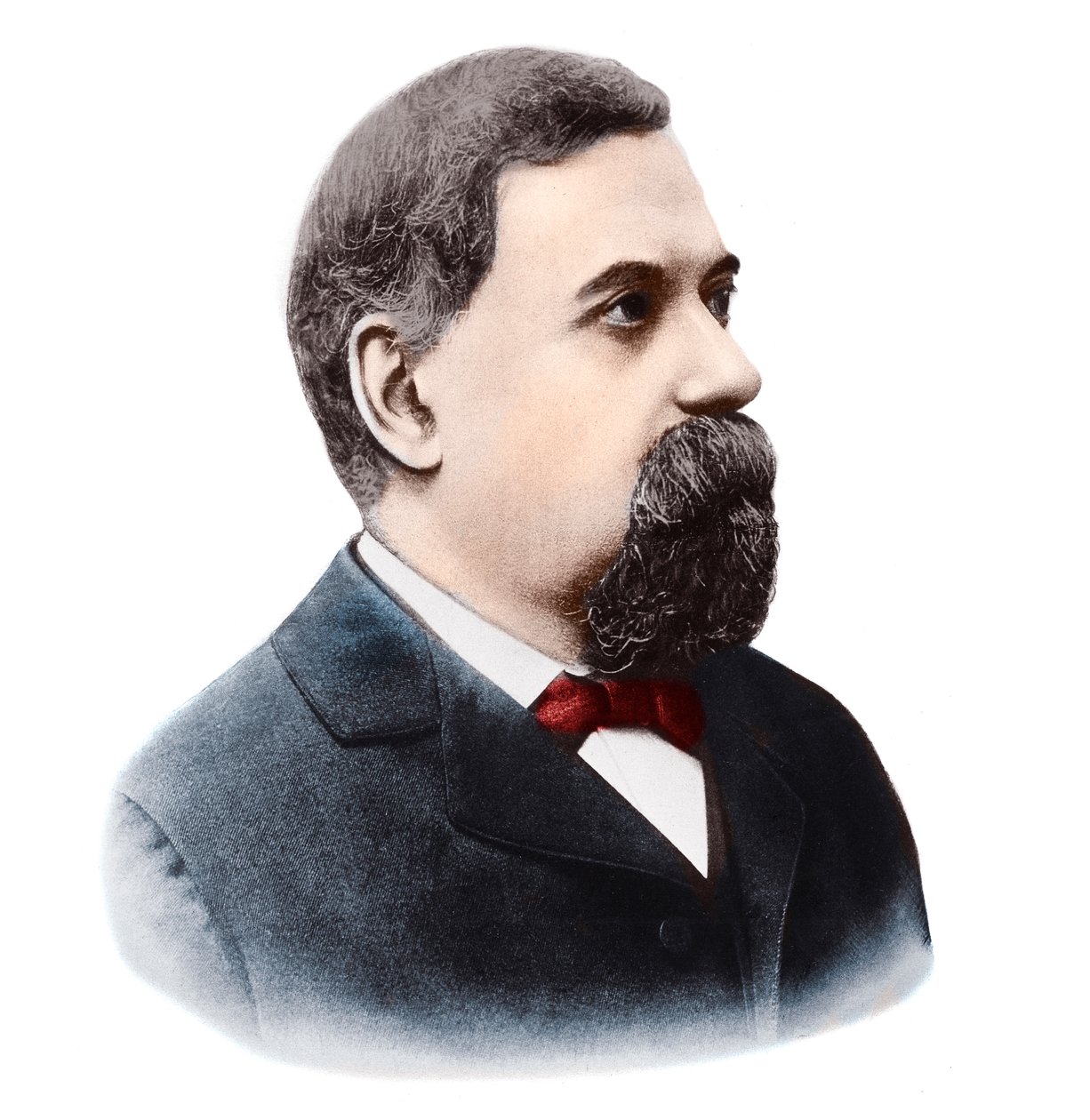 Portrait de Giovanni Schiaparelli (1835-1910), astronome italien