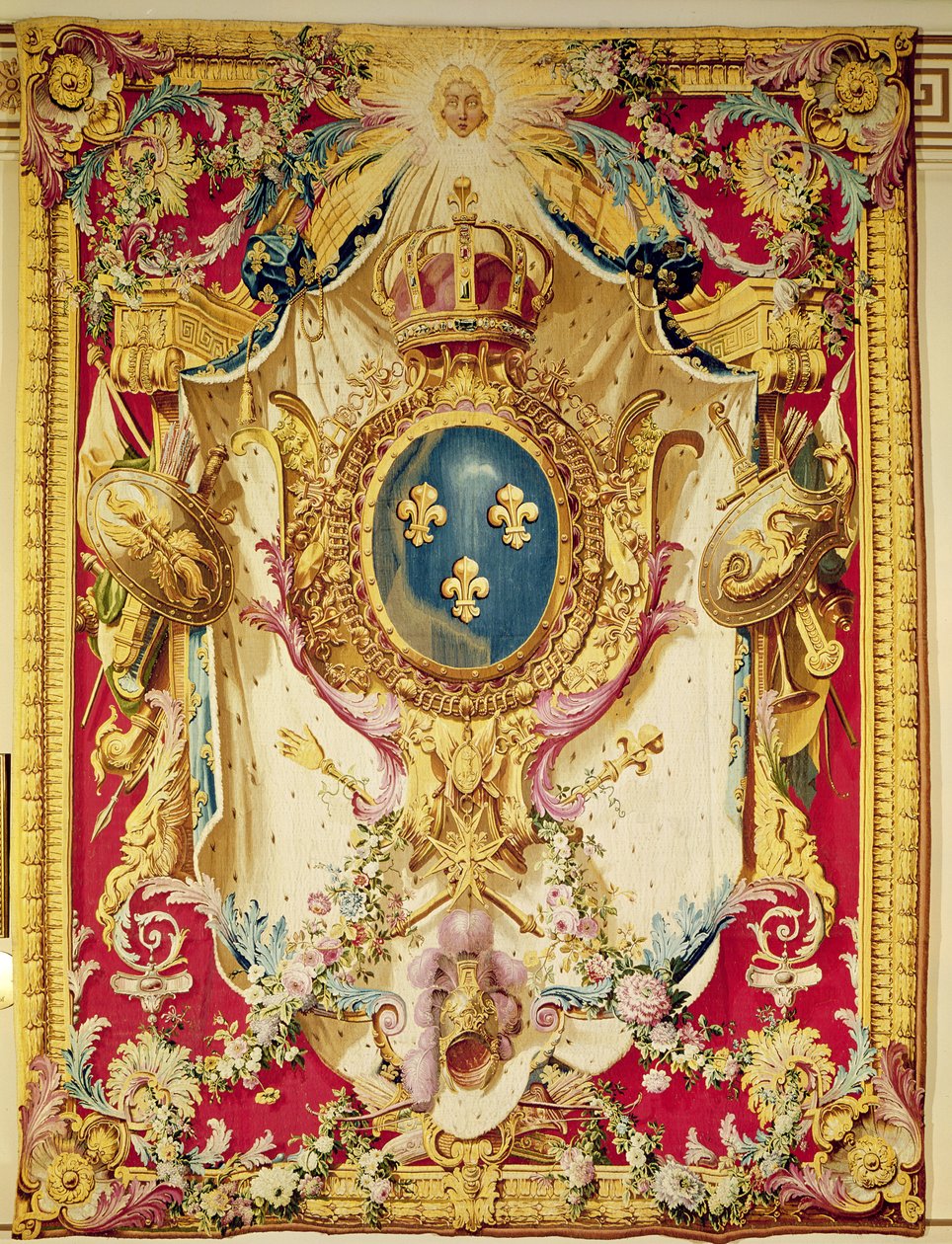 Armoiries de la famille royale française | French School