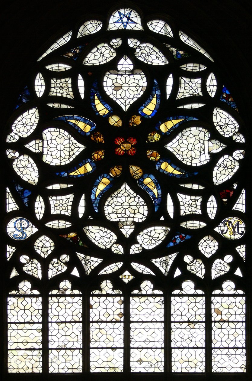 La rosace nord (rosace - interne) | French School