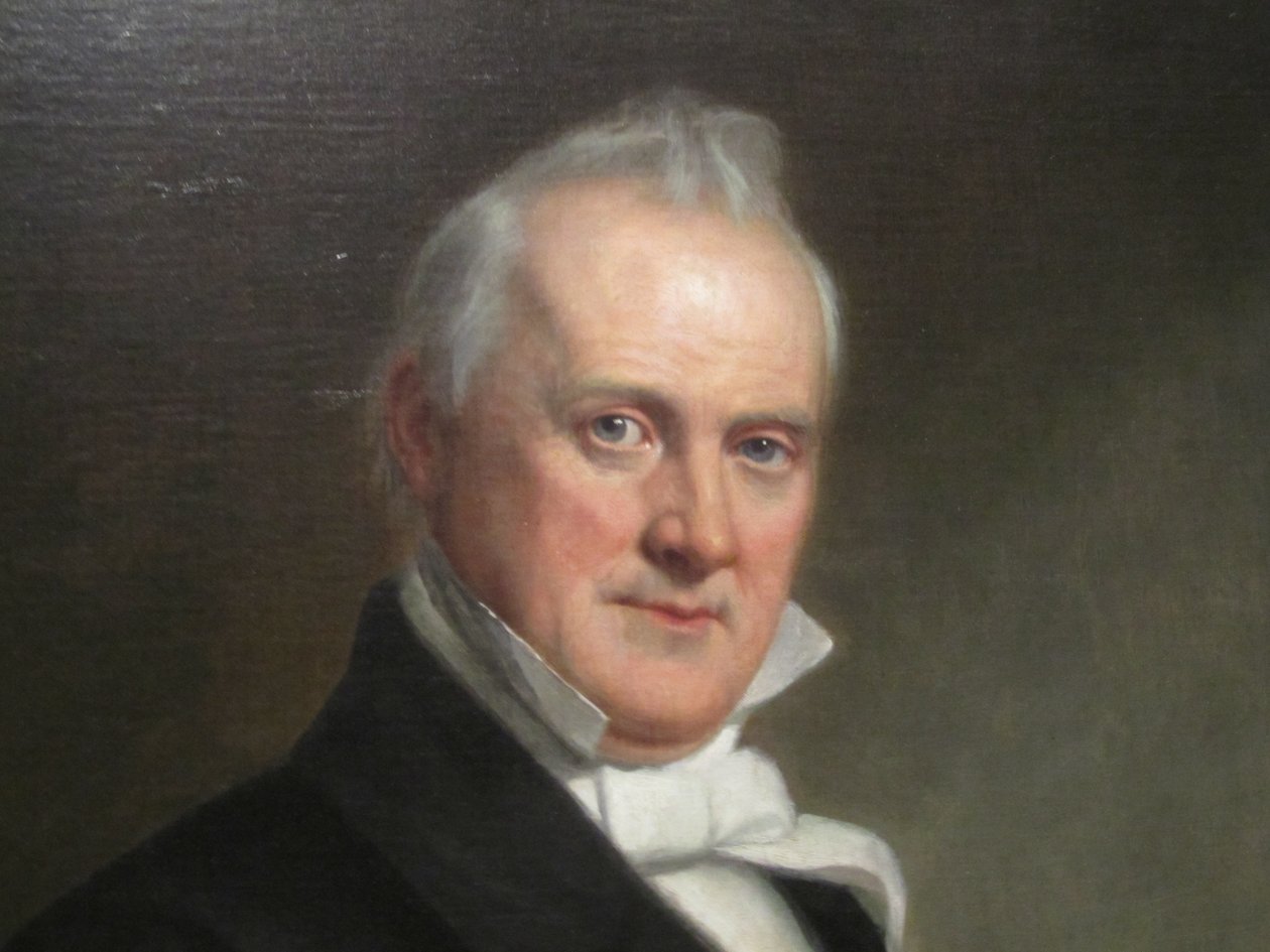 Portrait de James Buchanan détail | Estampe d'art
