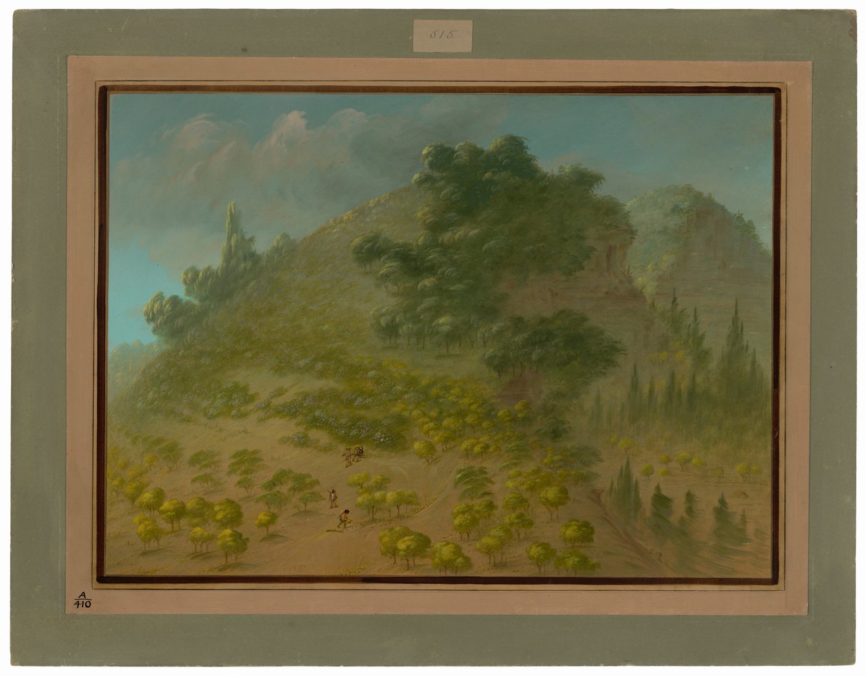 Montagne des rhododendrons | George Catlin | Estampe d'art