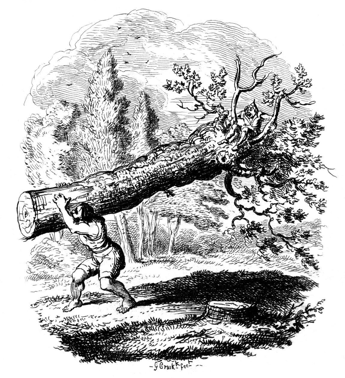 Dessin D'un Grand Tronc D'arbre Profile For L'arbre Et La Manière 78