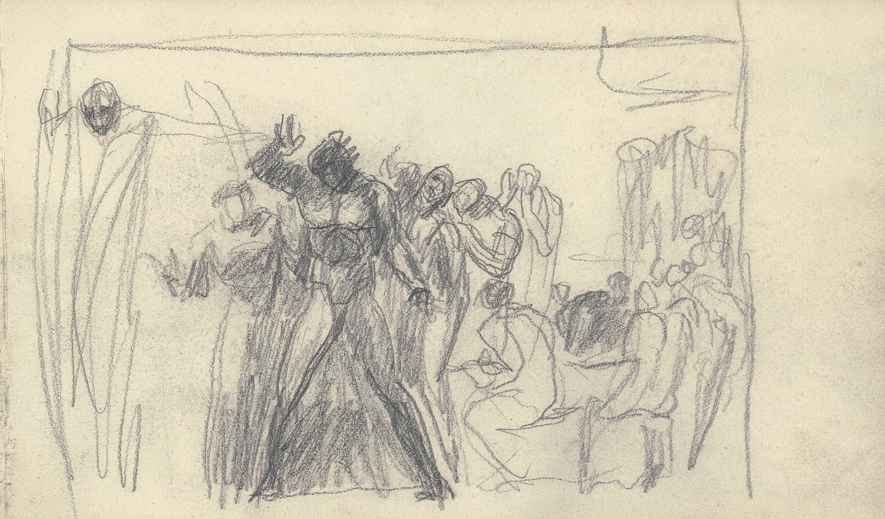 Dessin de carnet de croquis | George Romney | Estampe d'art