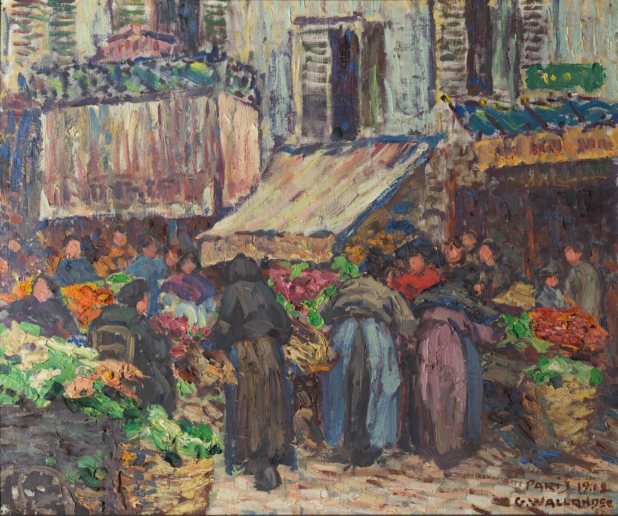 De Les Halles Paris | Gerda Wallander | Estampe d'art